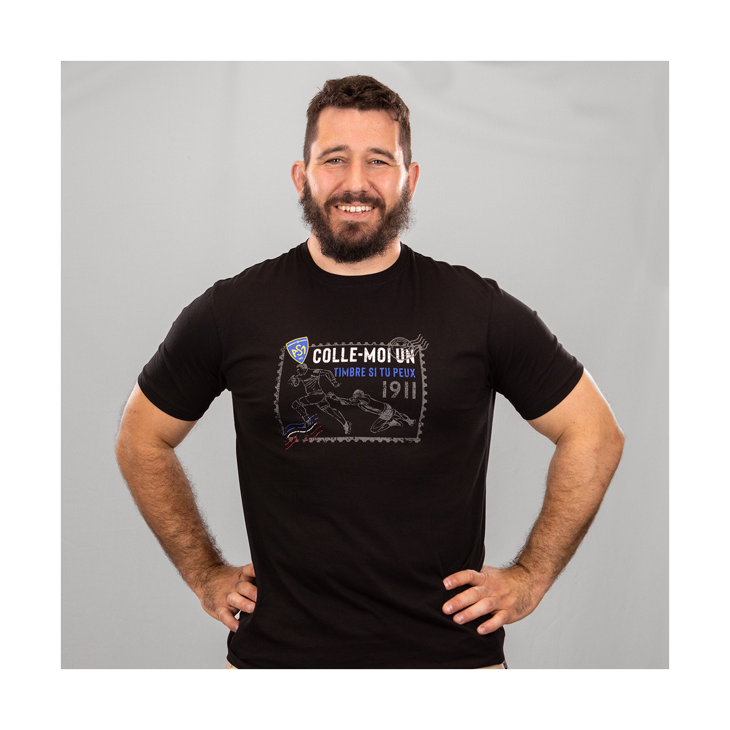 T-shirt homme Timbre ASM Clermont